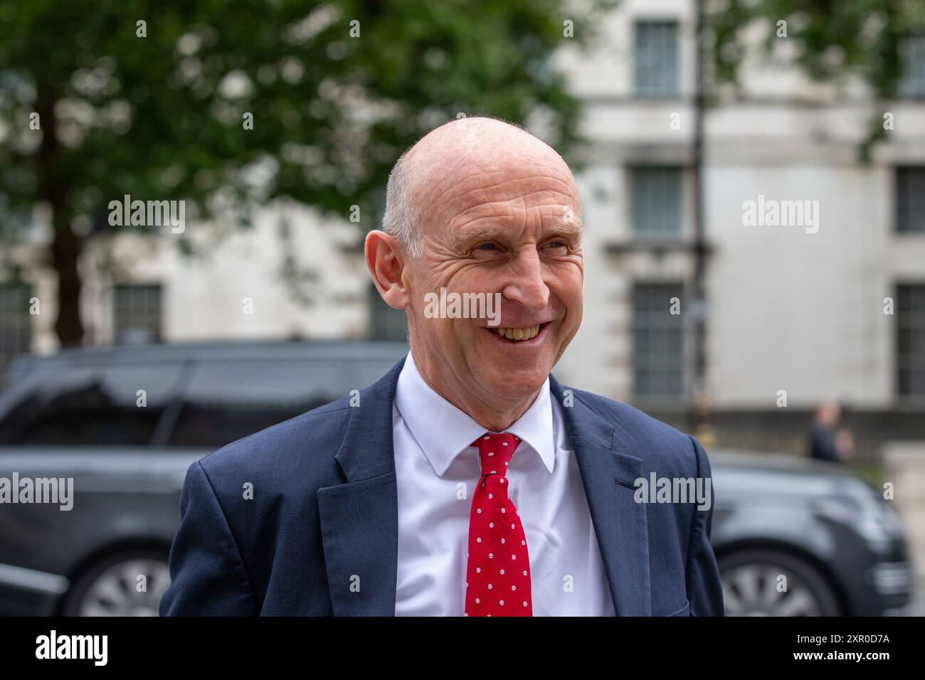 London, UK. 8th Aug 2024 John Healey, Defence Secretary Arrives at cabinet office affice Credit ...