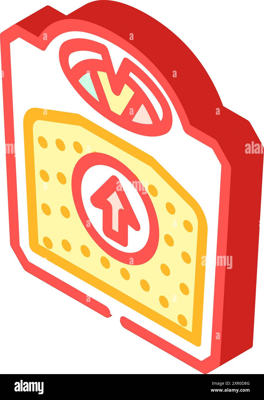 weight gain obesity overweight isometric icon vector illustration Stock ...