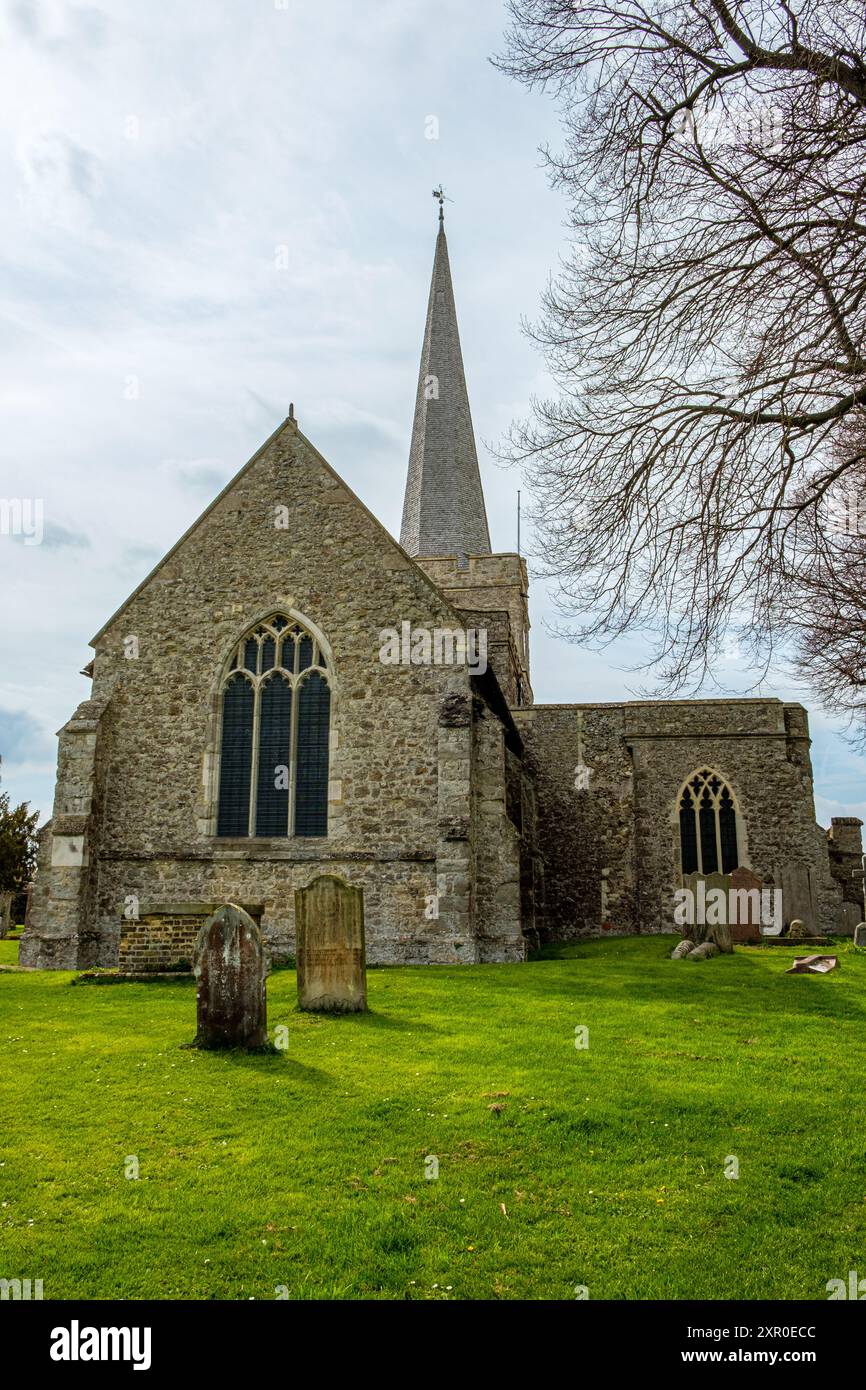 St Werburgh Church, Church Street, Hoo, Kent Stock Photo - Alamy