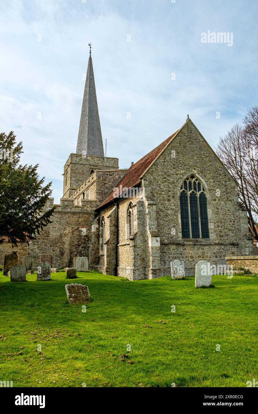 St Werburgh Church, Church Street, Hoo, Kent Stock Photo - Alamy