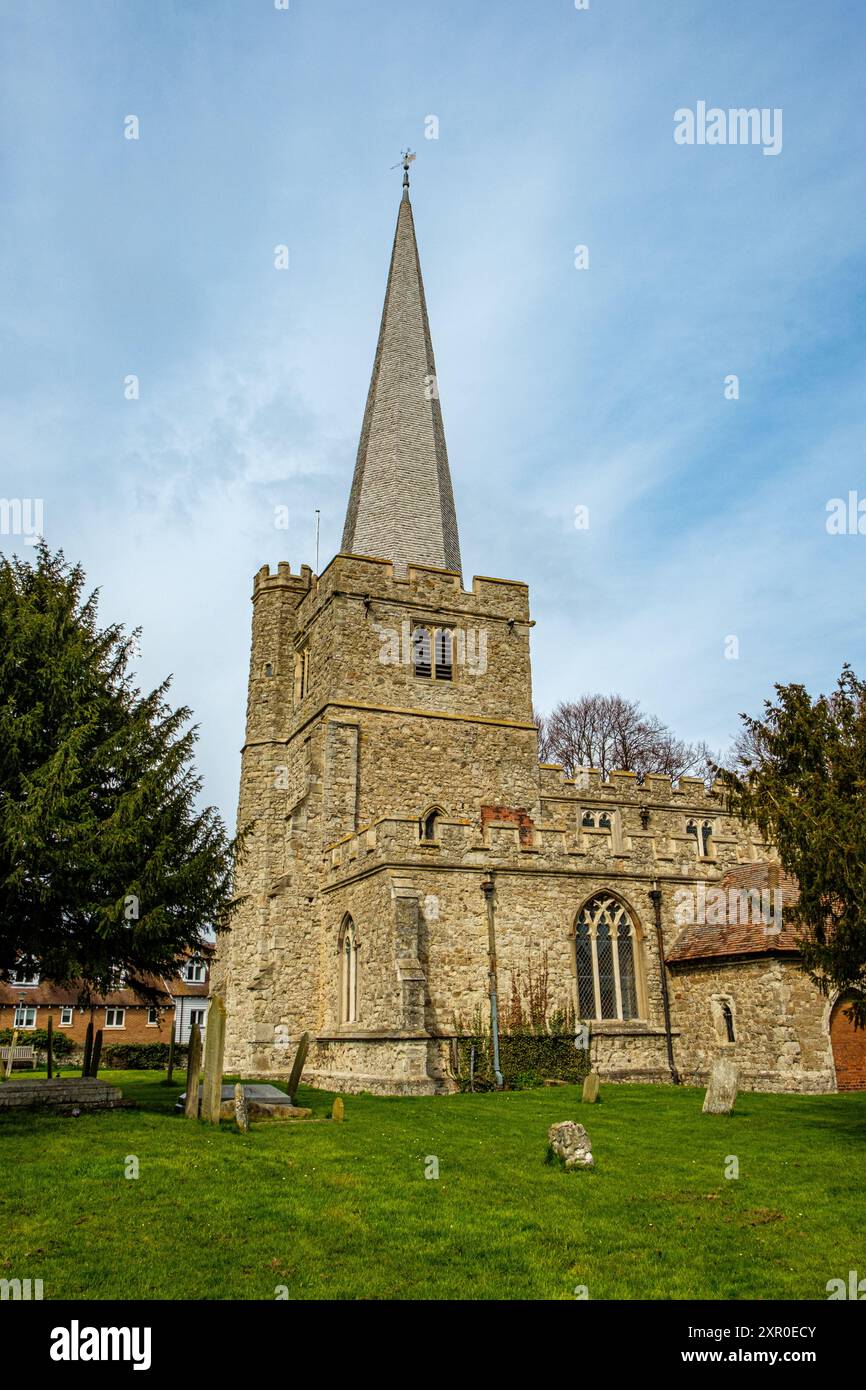St Werburgh Church, Church Street, Hoo, Kent Stock Photo - Alamy