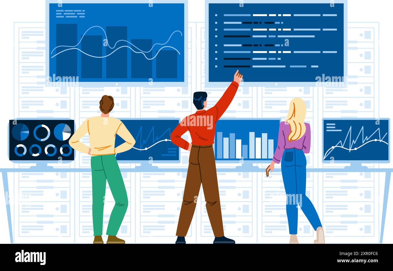 Base server data analyzing vector metrics performance hi-res stock photography and images - Alamy