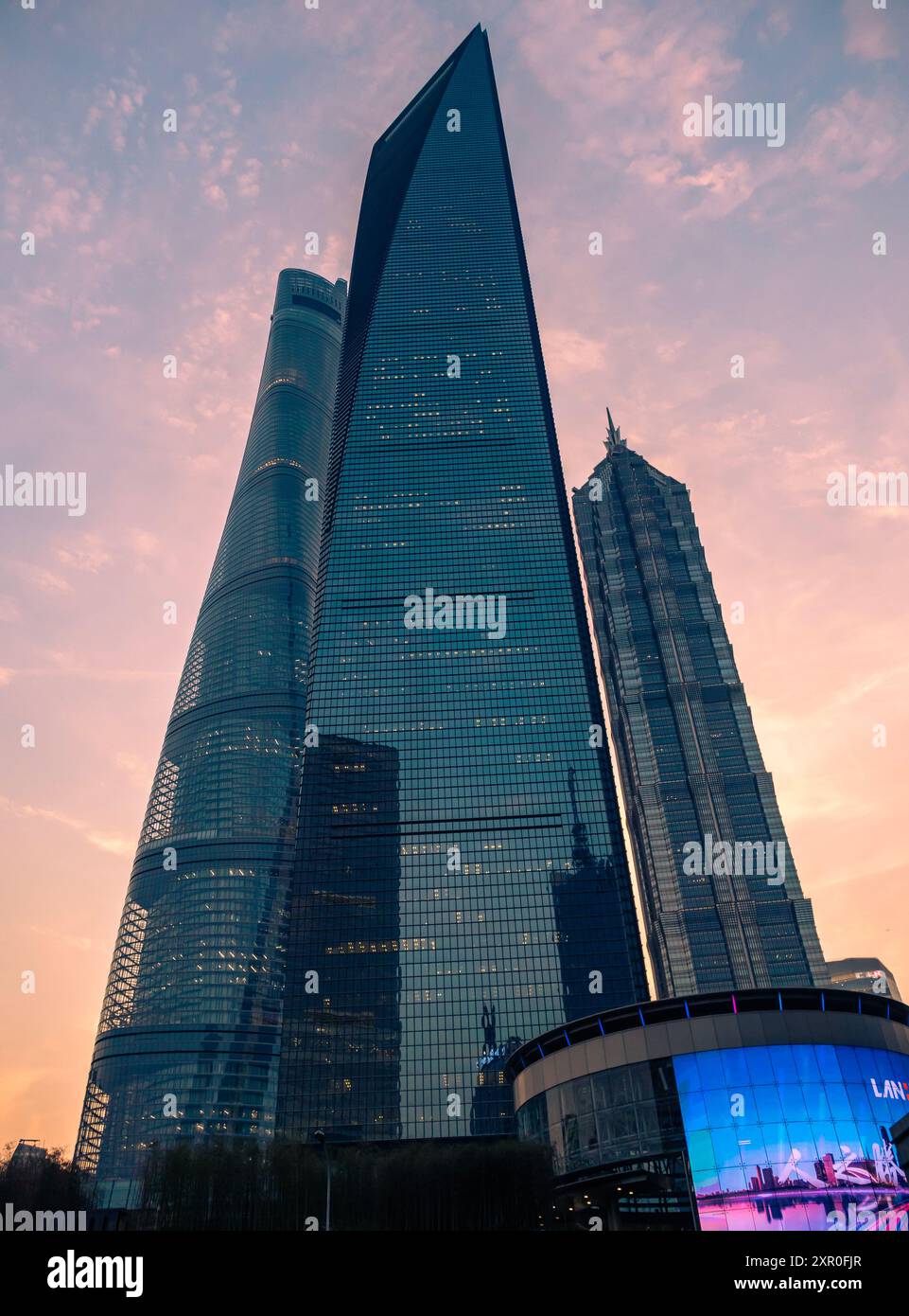 Shanghai, China - March 17, 2020: Stunning view of skyscrapers in ...