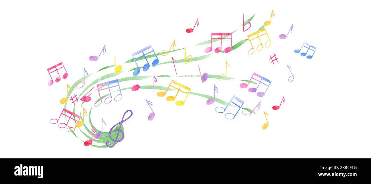 Treble clef notes hi-res stock photography and images - Alamy