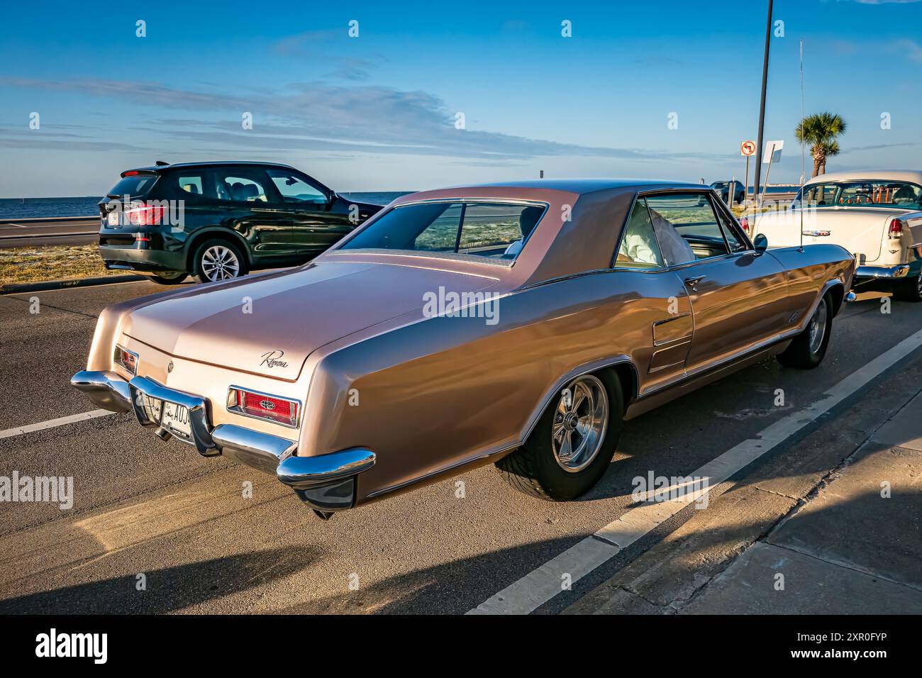 Gulfport, MS - October 02, 2023: High perspective rear corner view of a ...