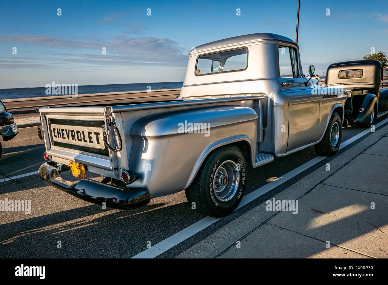 Gulfport, MS - October 02, 2023: High perspective rear corner view of a ...