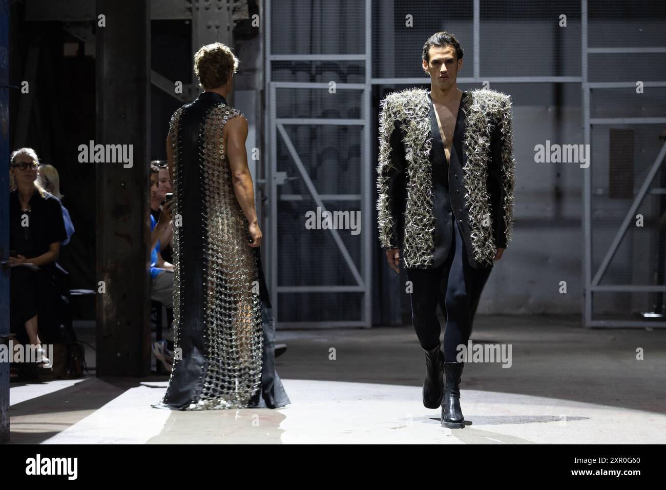 Copenhagen, Denmark. Thursday August 8, 2024. Models on the catwalk at ...