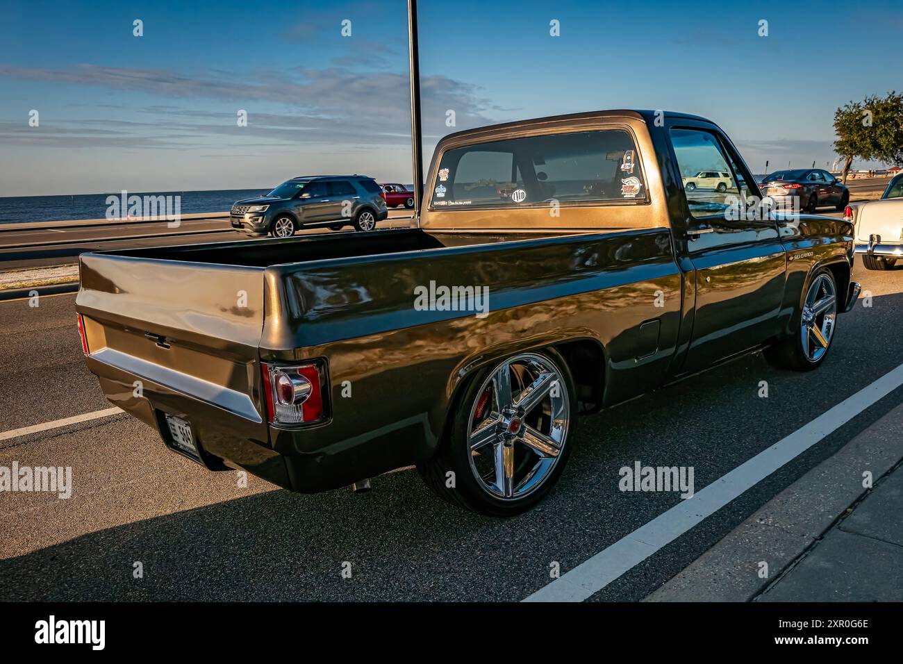 Gulfport, MS - October 02, 2023: High perspective rear corner view of a ...