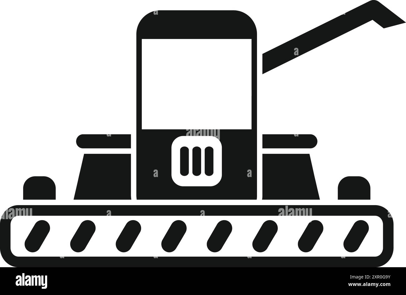 Swamp buggy lifting arm showing gear stick and big tires Stock Vector ...