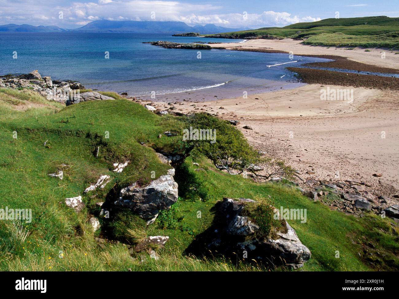 Kilmory Beach, Isle of Rum National Nature Reserve, Hebrides, Scotland ...