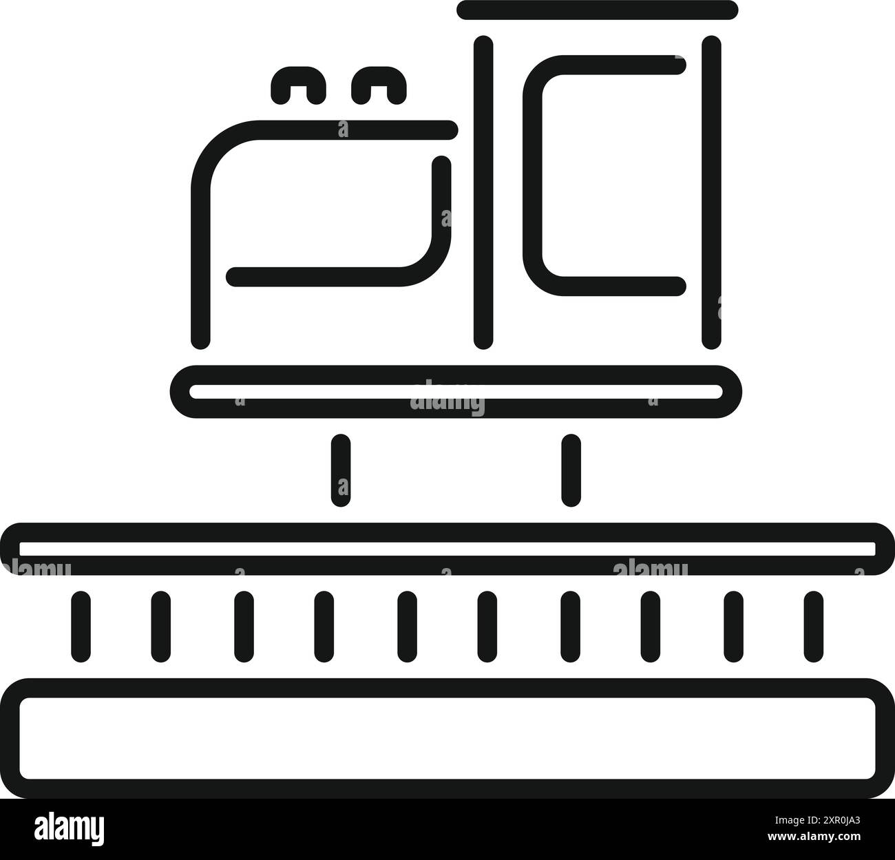 Worker laying new asphalt Stock Vector Images - Alamy