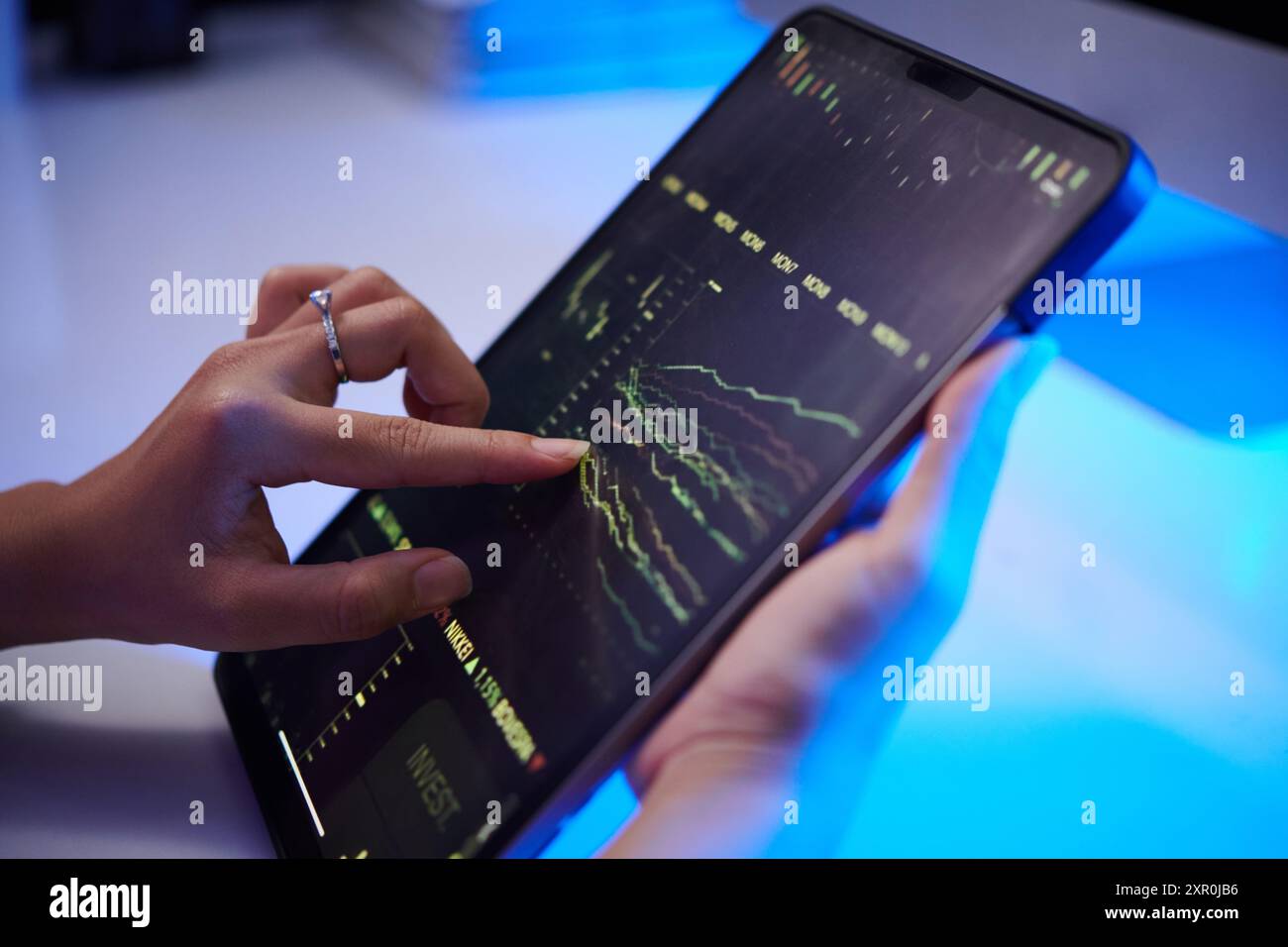 Professional analyzing digital data hi-res stock photography and images ...