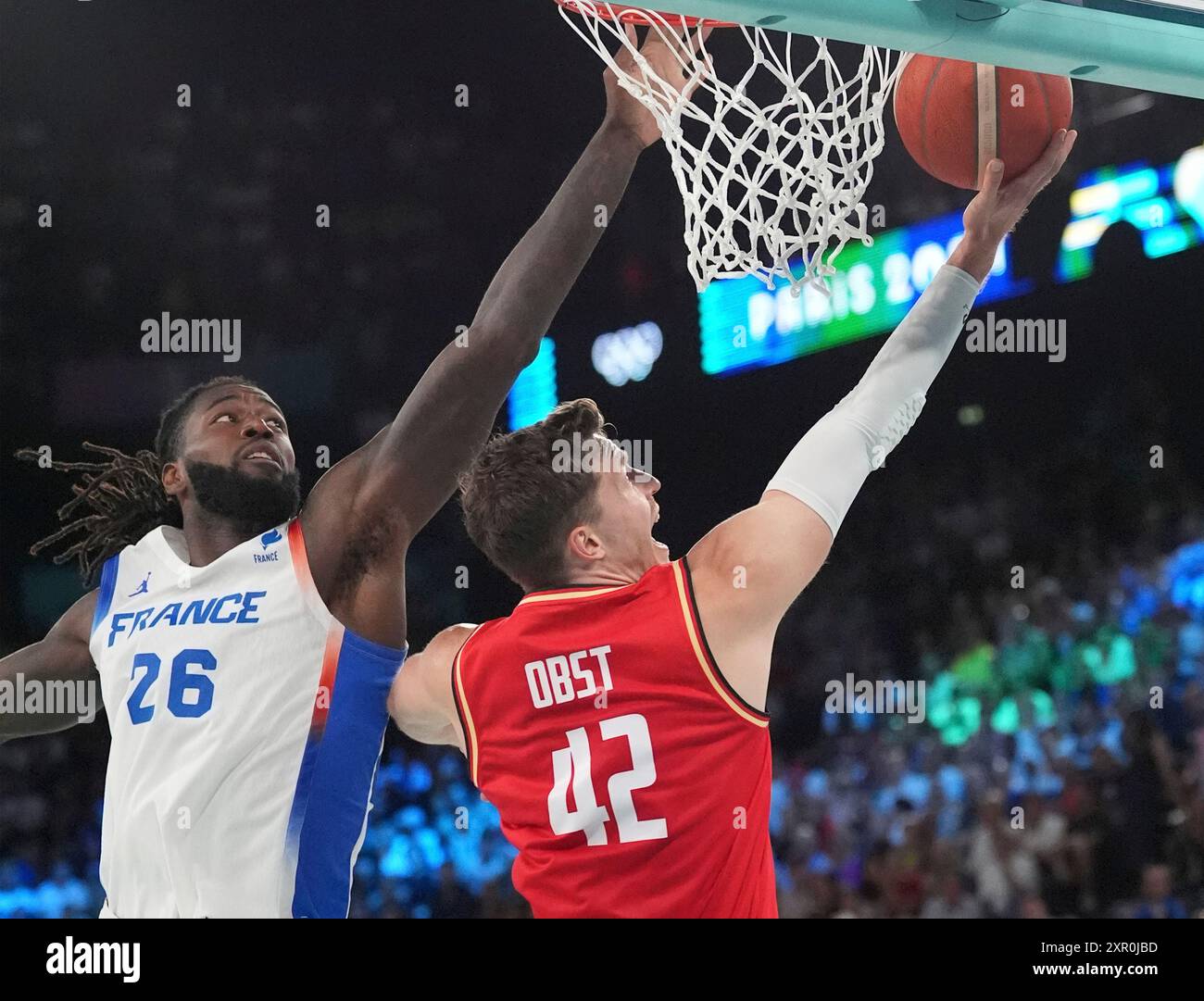Paris, France. 08th Aug, 2024. Germany's guard Andreas Obst (42 ...
