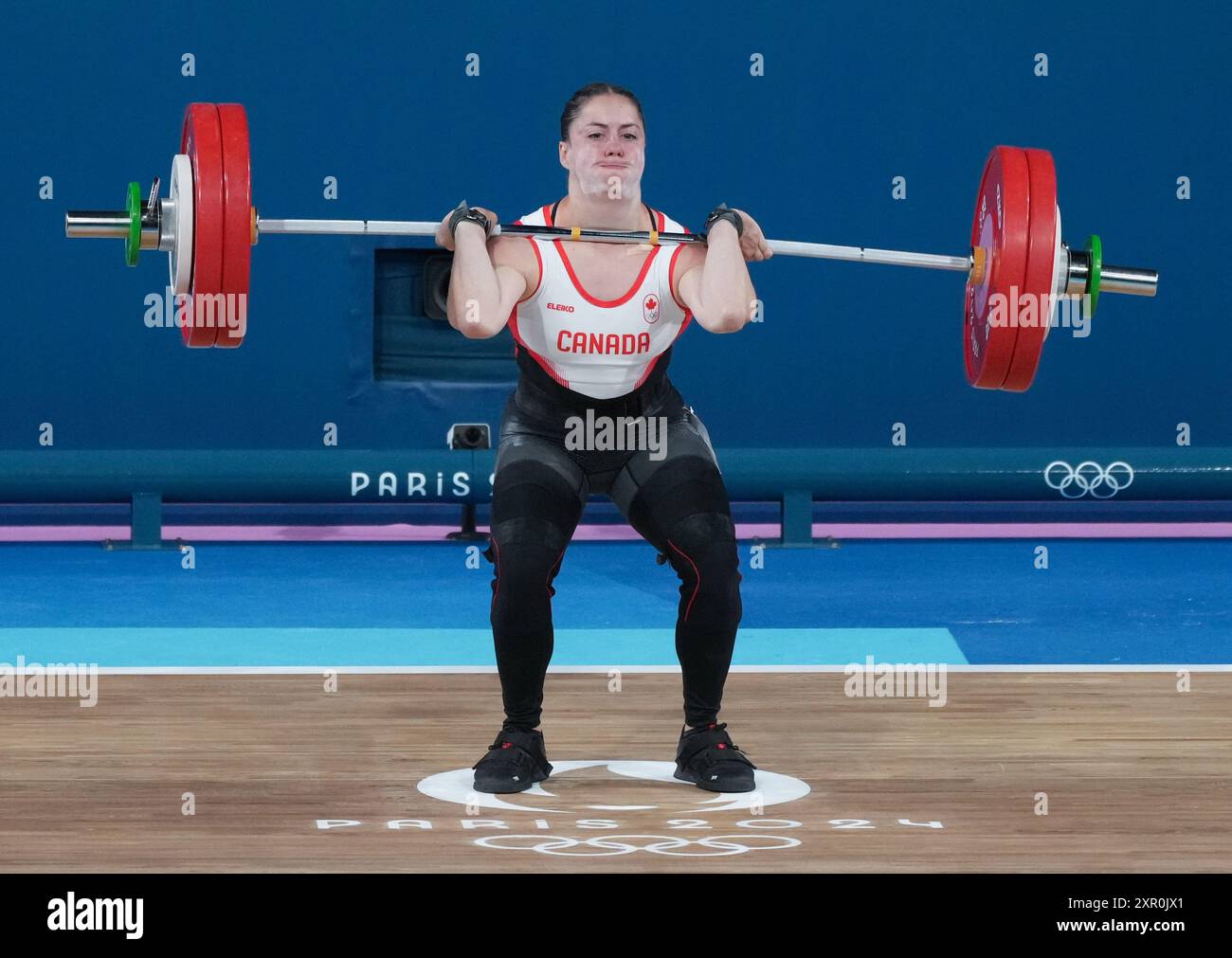 Paris, France. 08th Aug, 2024. Canada's Maude Charron competes in the ...