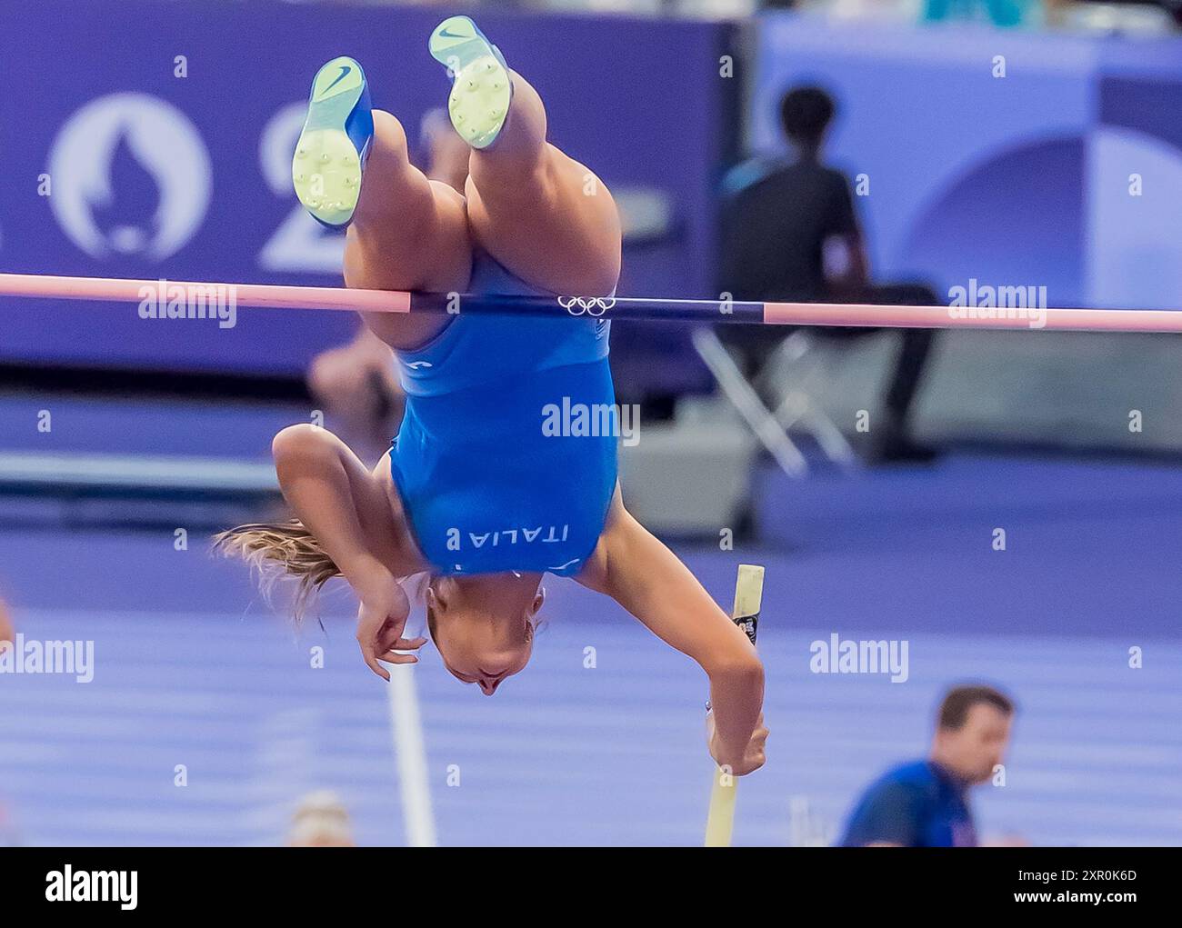 Paris, Ile de France, France. 7th Aug, 2024. ELISA MOLINAROLO (ITA) of ...