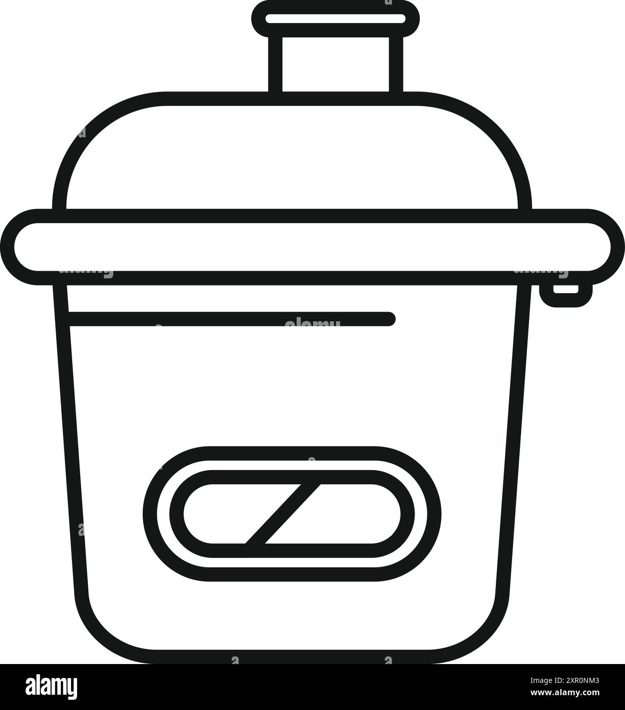 Modern multi cooker icon. Outline modern multi cooker icon for web ...