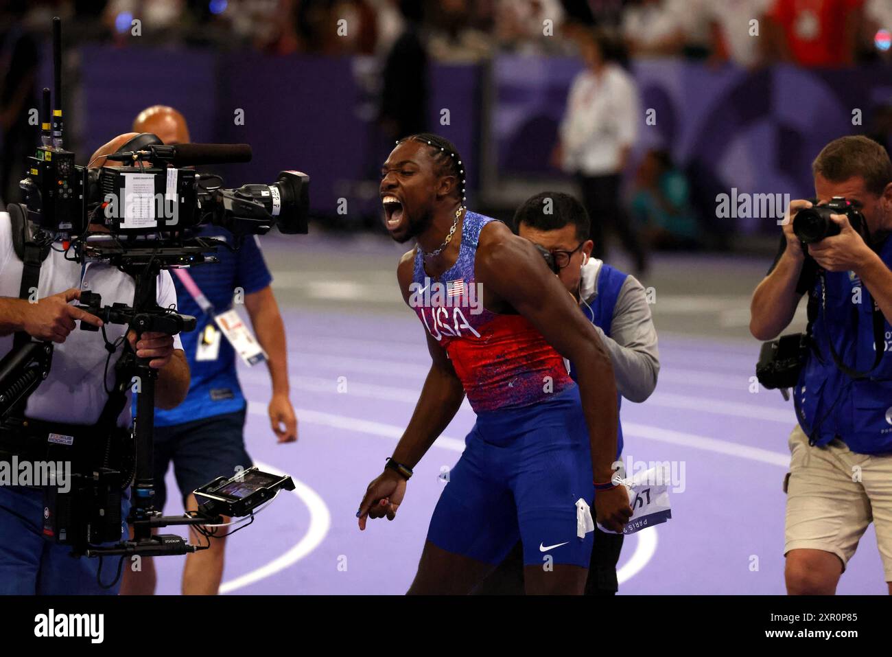 Olympics paris 2024 100m mens final hi-res stock photography and images ...