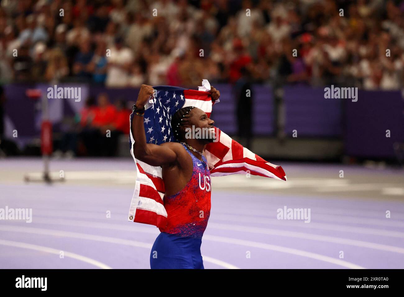 04 August 2024, Paris, France - Paris Olympics: Athletics - Gold ...