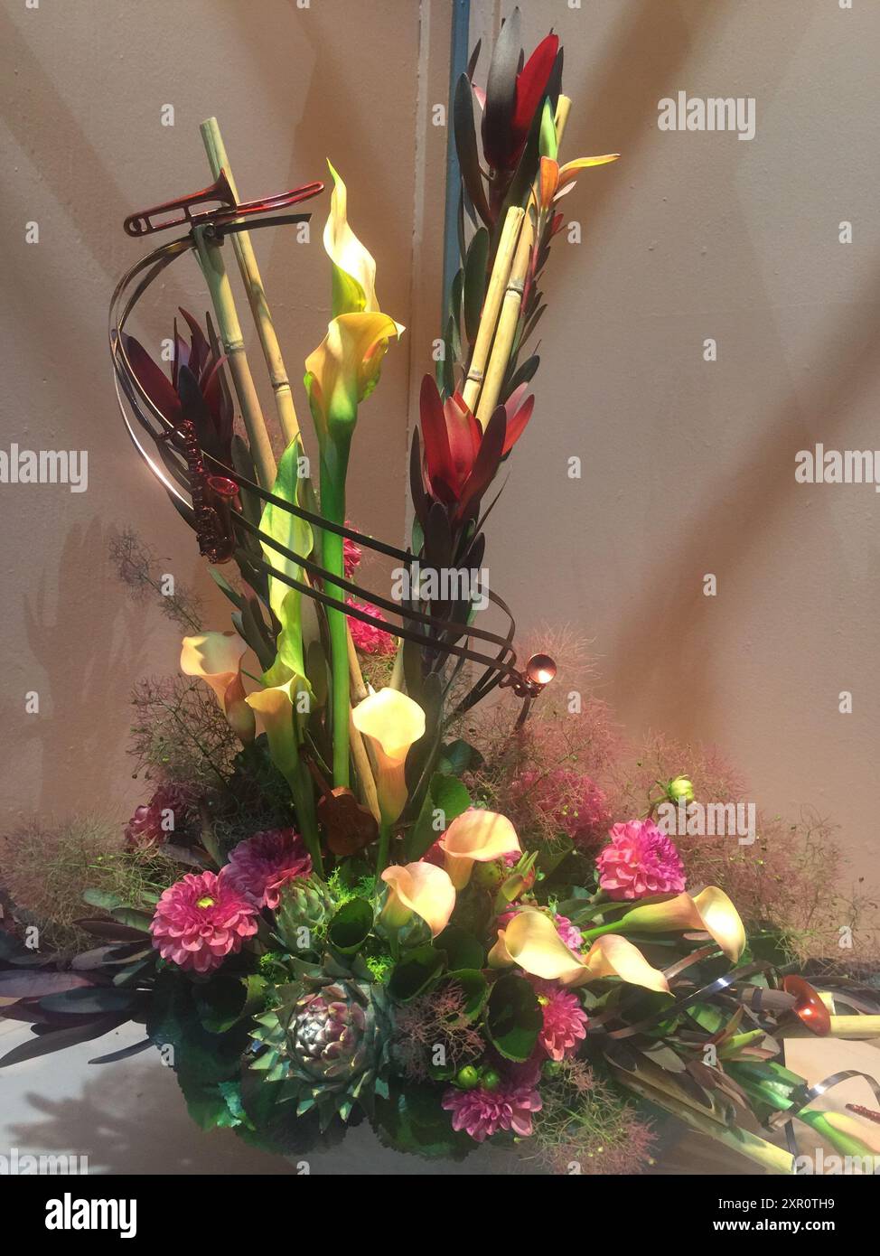 Calla lily - Award-winning flower arrangements Stock Photo - Alamy