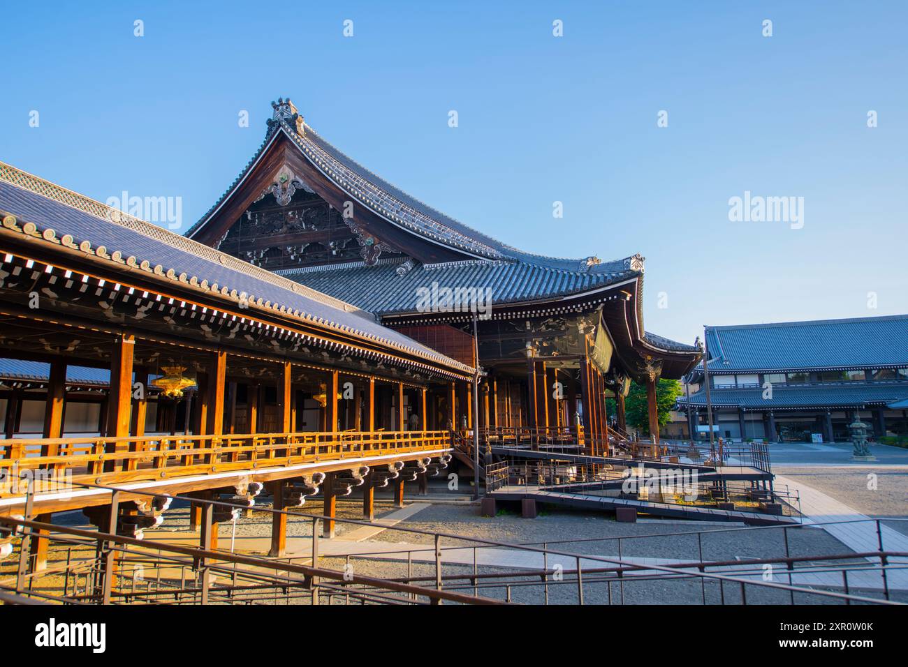 Amidado Hall of Nishi Hongan Ji Temple. This temple is a Buddhist ...