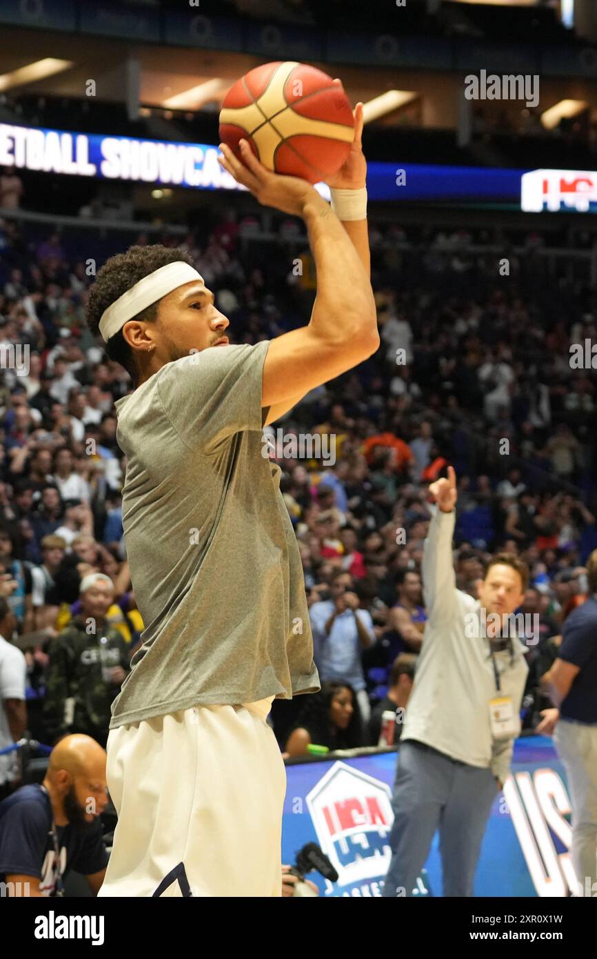Devin Booker OF USA during the International Friendly basketball match ...