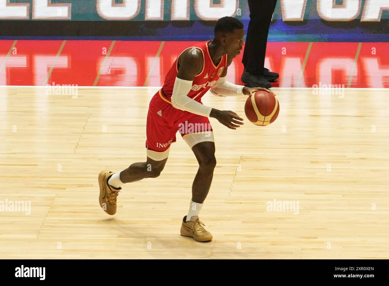 Dennis Schröder OF Germany during the International Friendly basketball ...