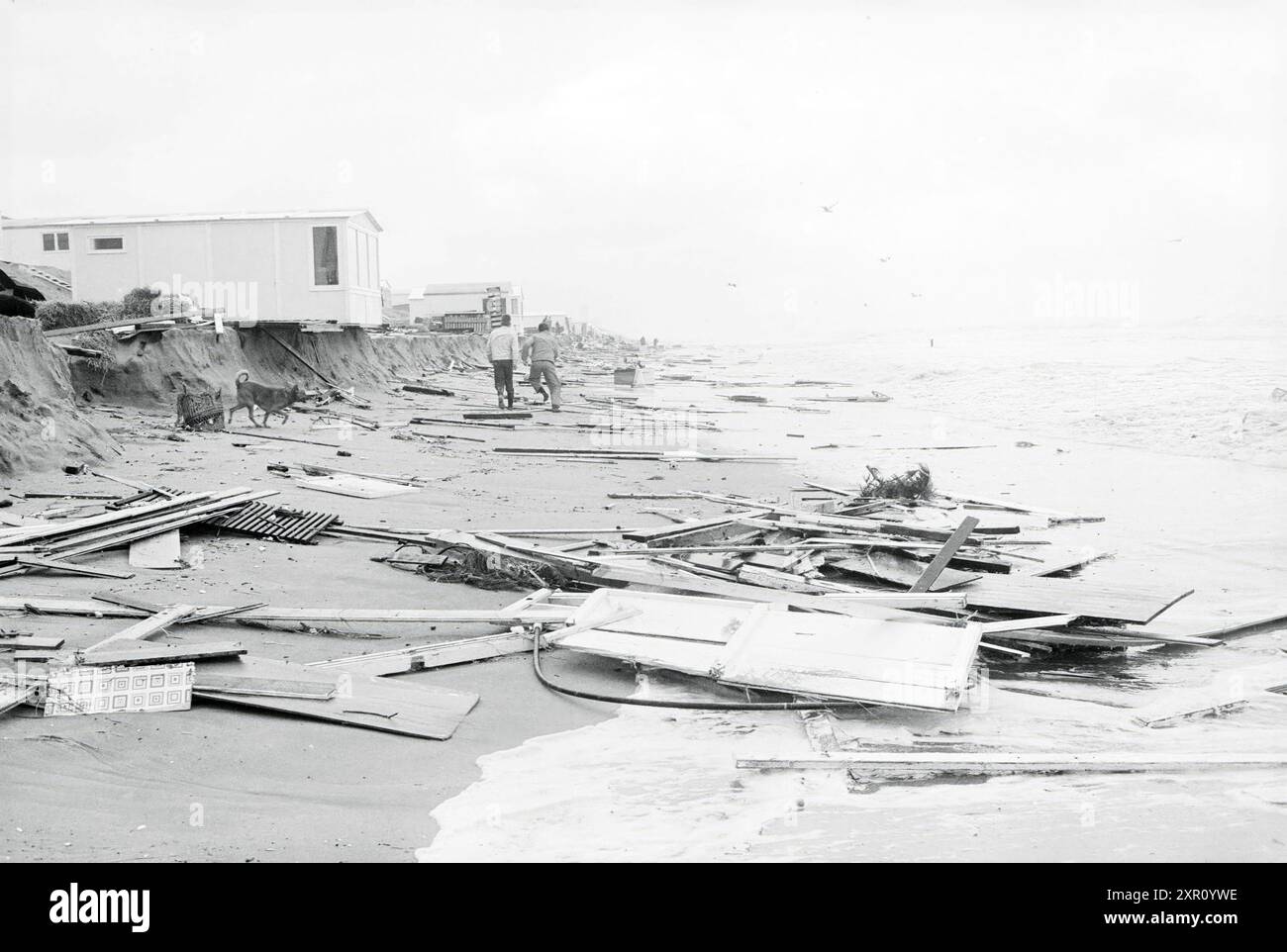 Devastation beach Zandvoort - Bloemendaal, Storm and storm damage ...