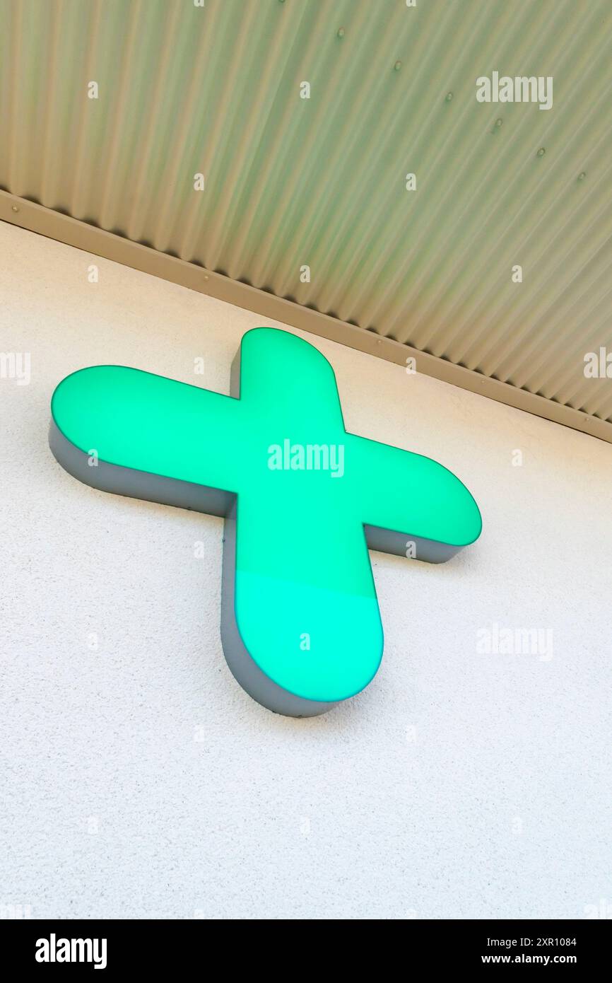 Pharmacy symbol france hi-res stock photography and images - Alamy