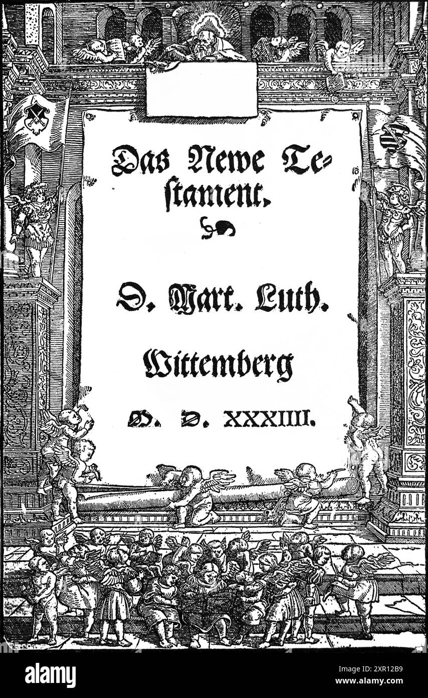 Luther bible german first edition hi-res stock photography and images ...