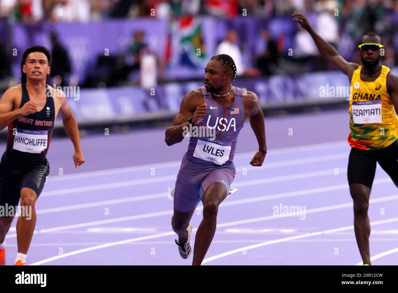 Noah lyles 200 meter hi-res stock photography and images - Alamy