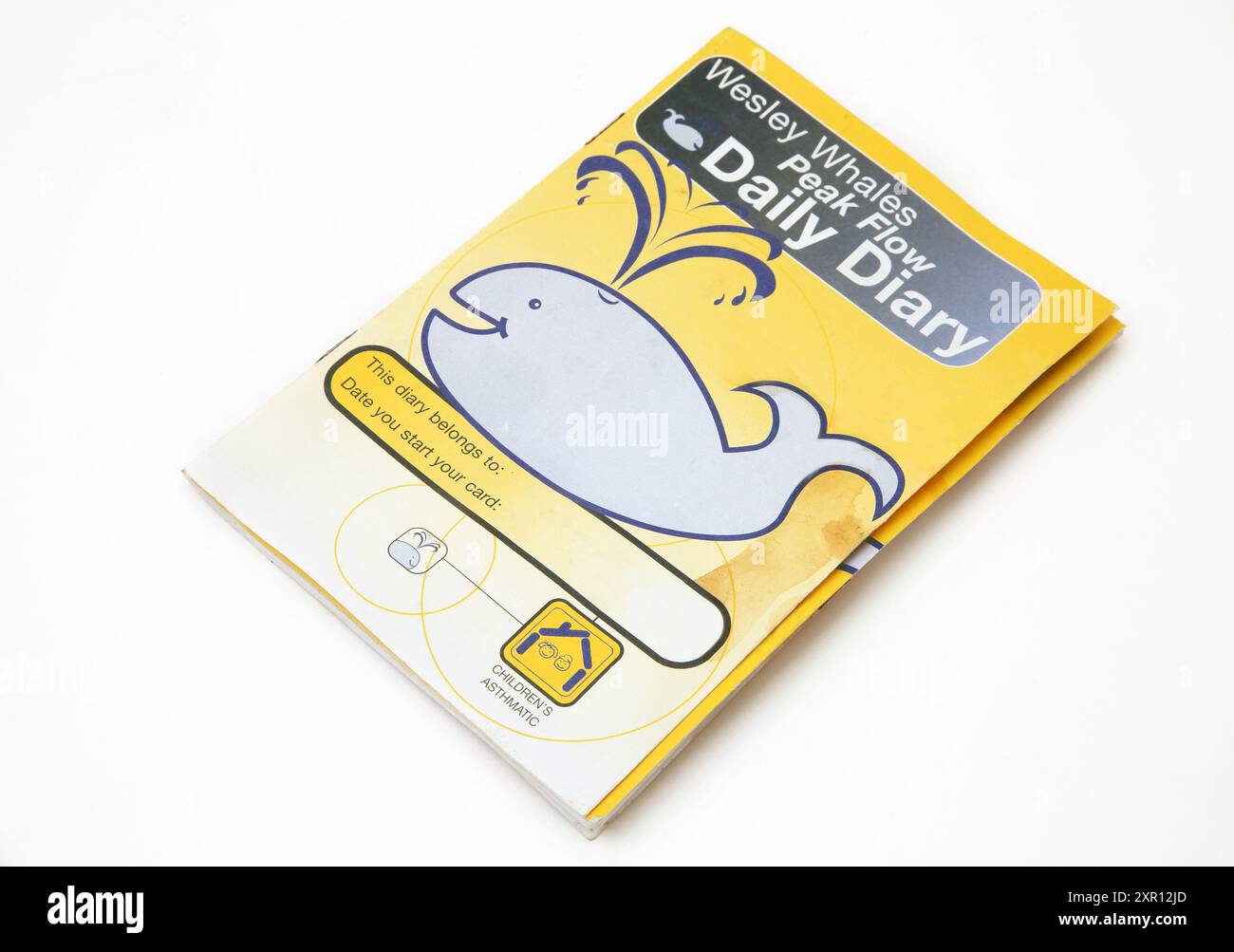 Wesley Whales Peak Flow Daily Diary Children's Asthmatic chart to ...