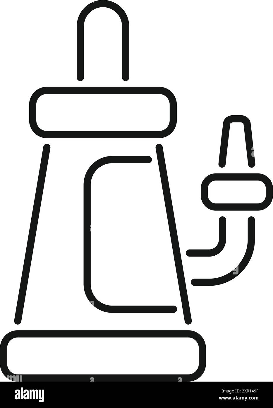 Vape pen electronic cigarette device icon. Outline vape pen electronic ...