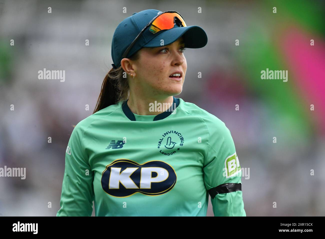London, England. 8th Aug 2024. Mady Villiers during The Hundred fixture ...