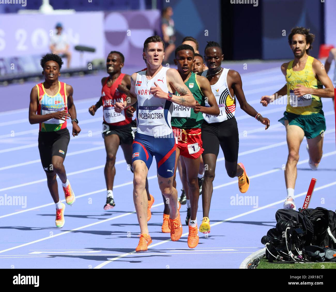 August 7, 2024, Paris, Ile de France, France: Jakob Ingebrigtsen (NOR ...