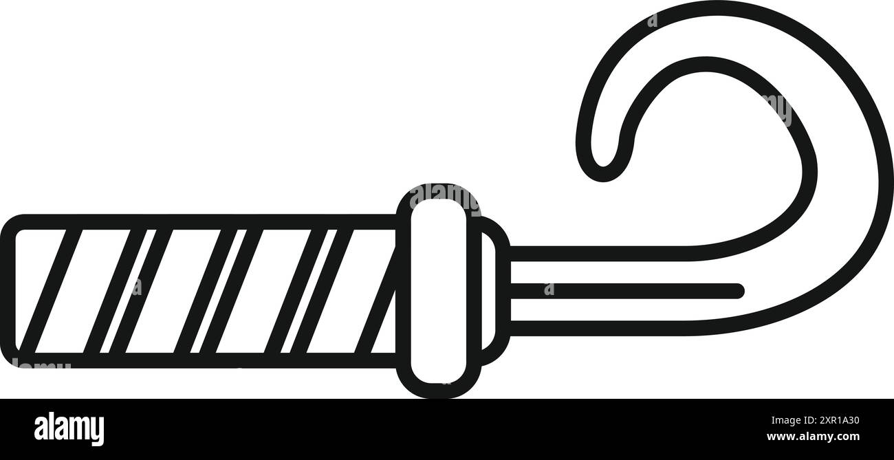 Simple line art of a party blower making a celebratory sound Stock ...