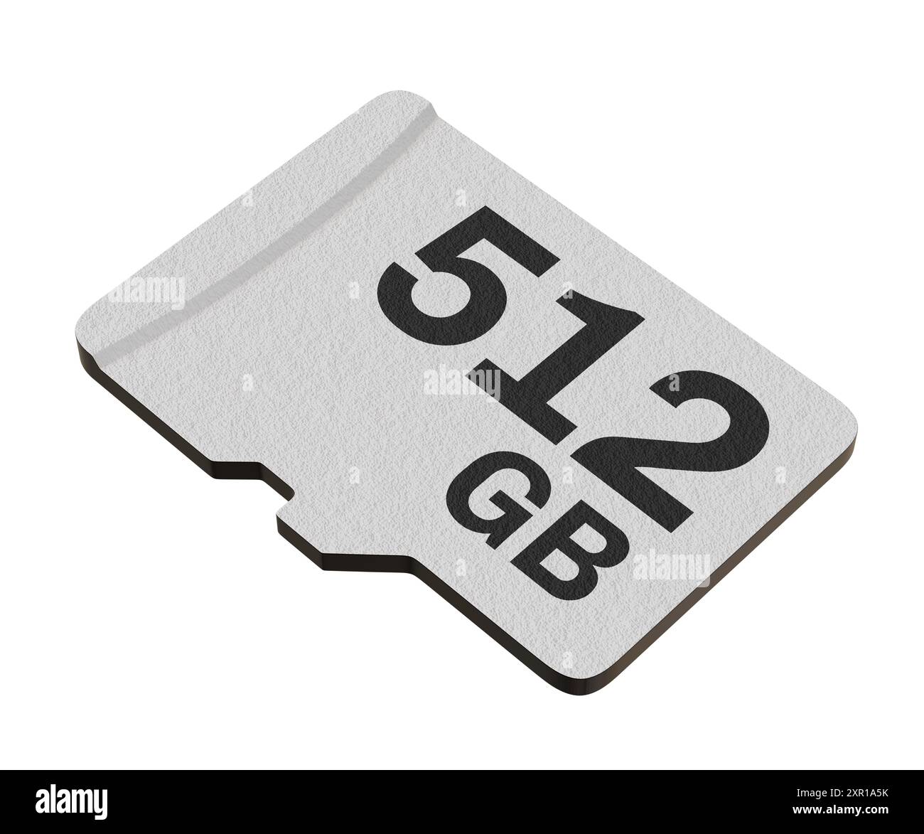 Memory card with 512 GB capacity, MicroSD flash storage disc Stock ...