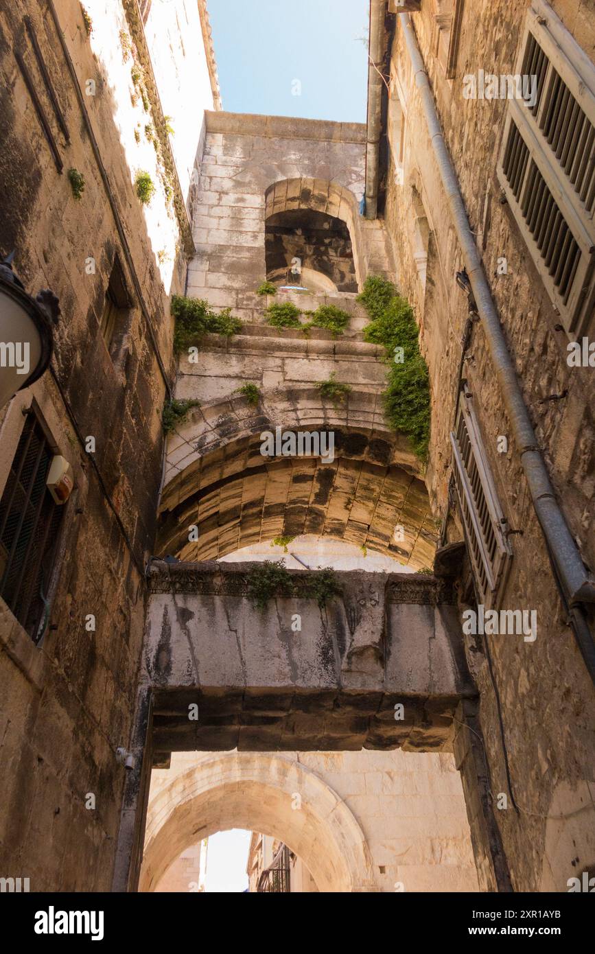 Smaller gate at the reverse of the Iron Gate, on Ispod Ure, Split 21000 ...