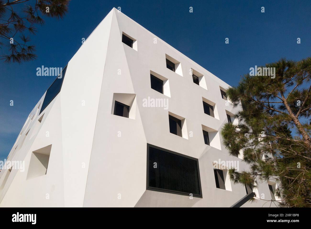 The briig boutique hotel. Scene includes the front facade set against a ...