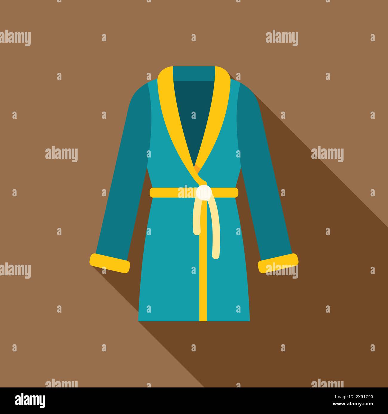 Brown bath robe Stock Vector Images - Alamy