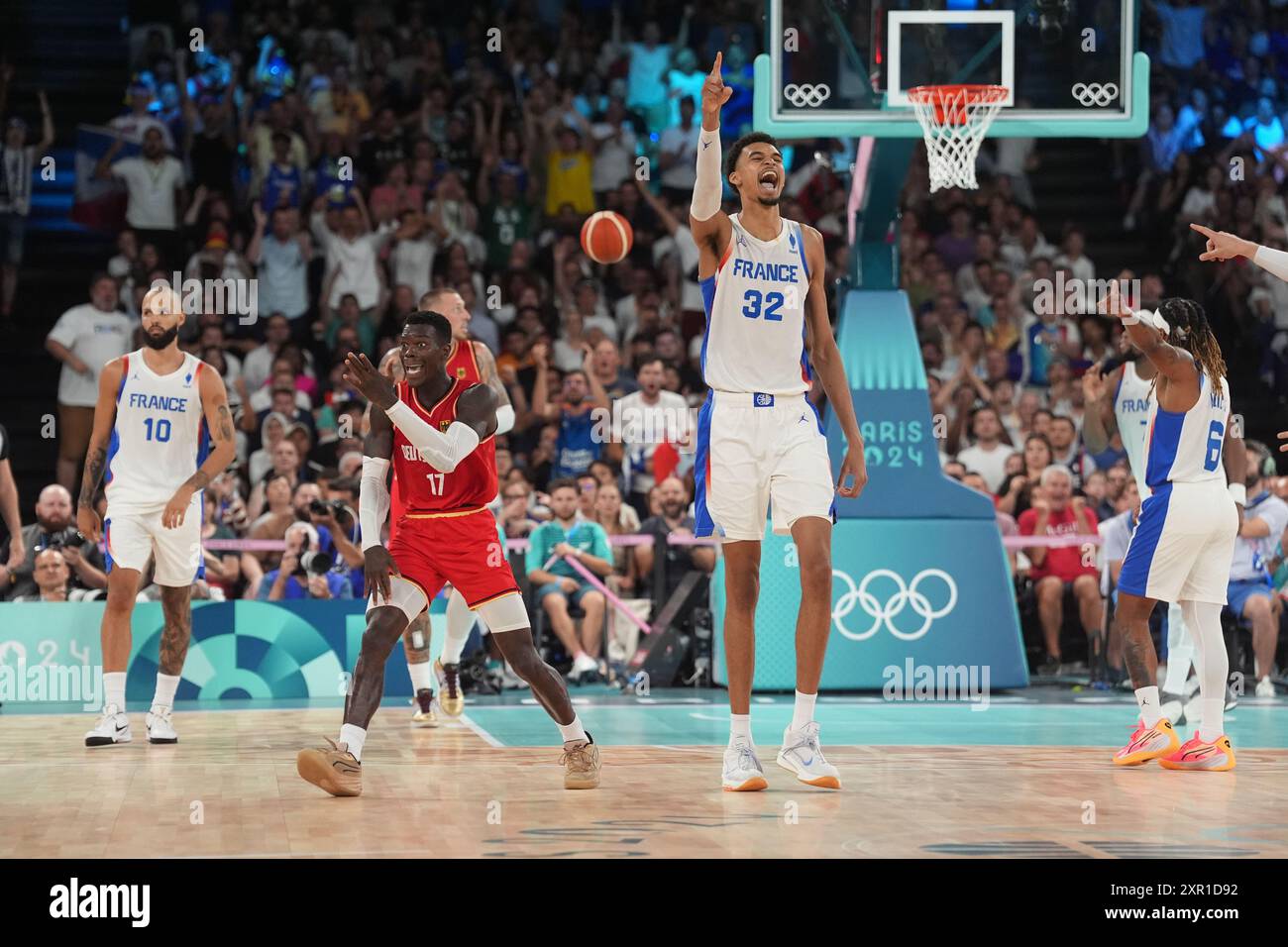 08 August 2024, France, Paris: Olympia, Paris 2024, Basketball, France ...