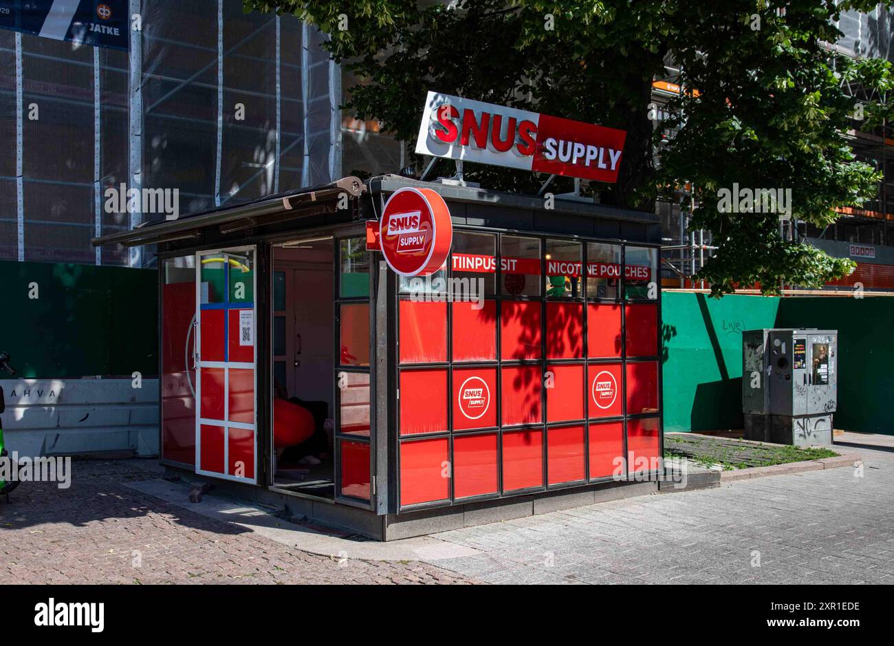 Snus Supply kiosk selling nicotine pouches and other non-tobacco ...