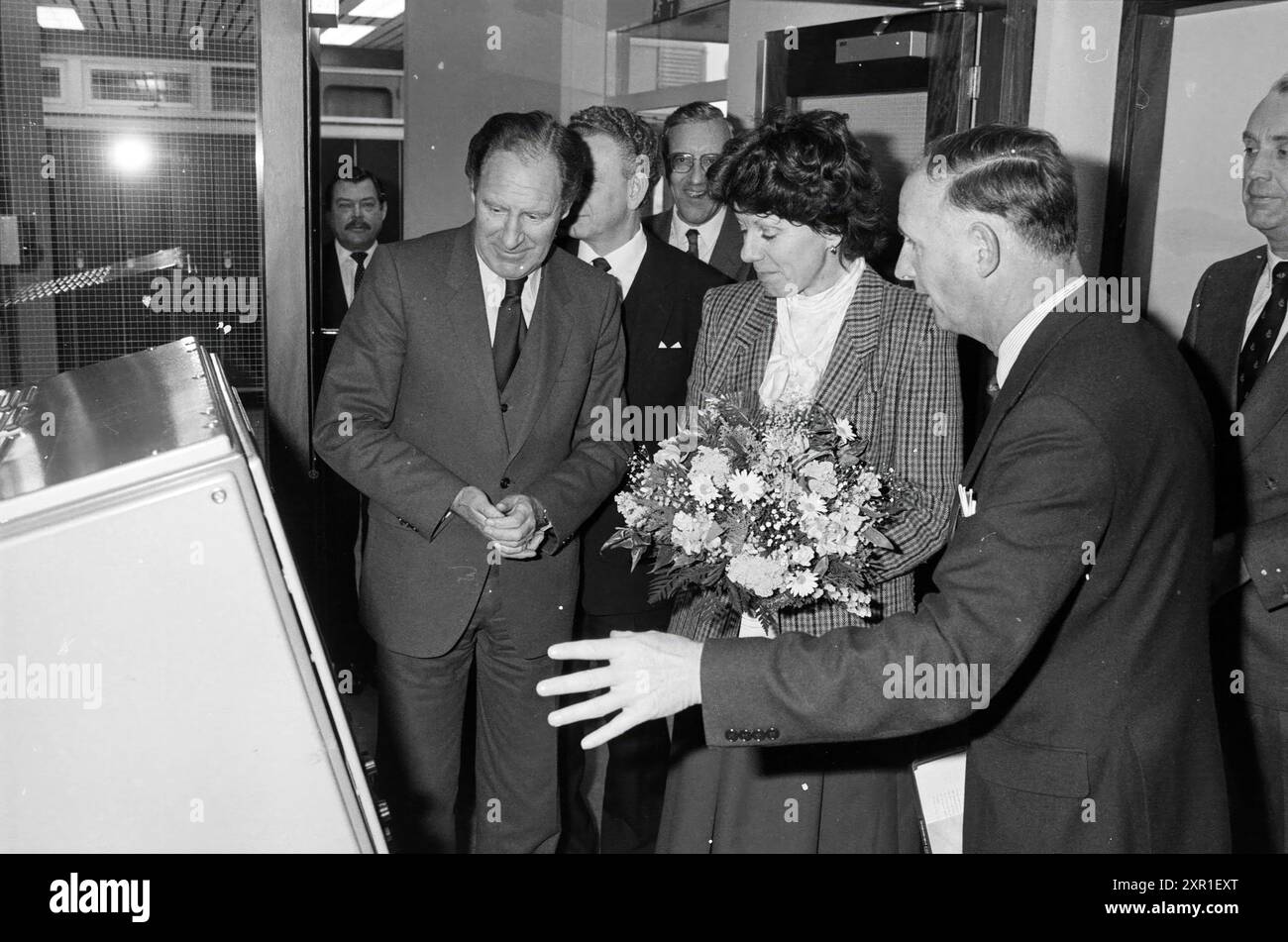 Official commissioning of Semaphore IJmuiden by Minister Smit Kroes of ...