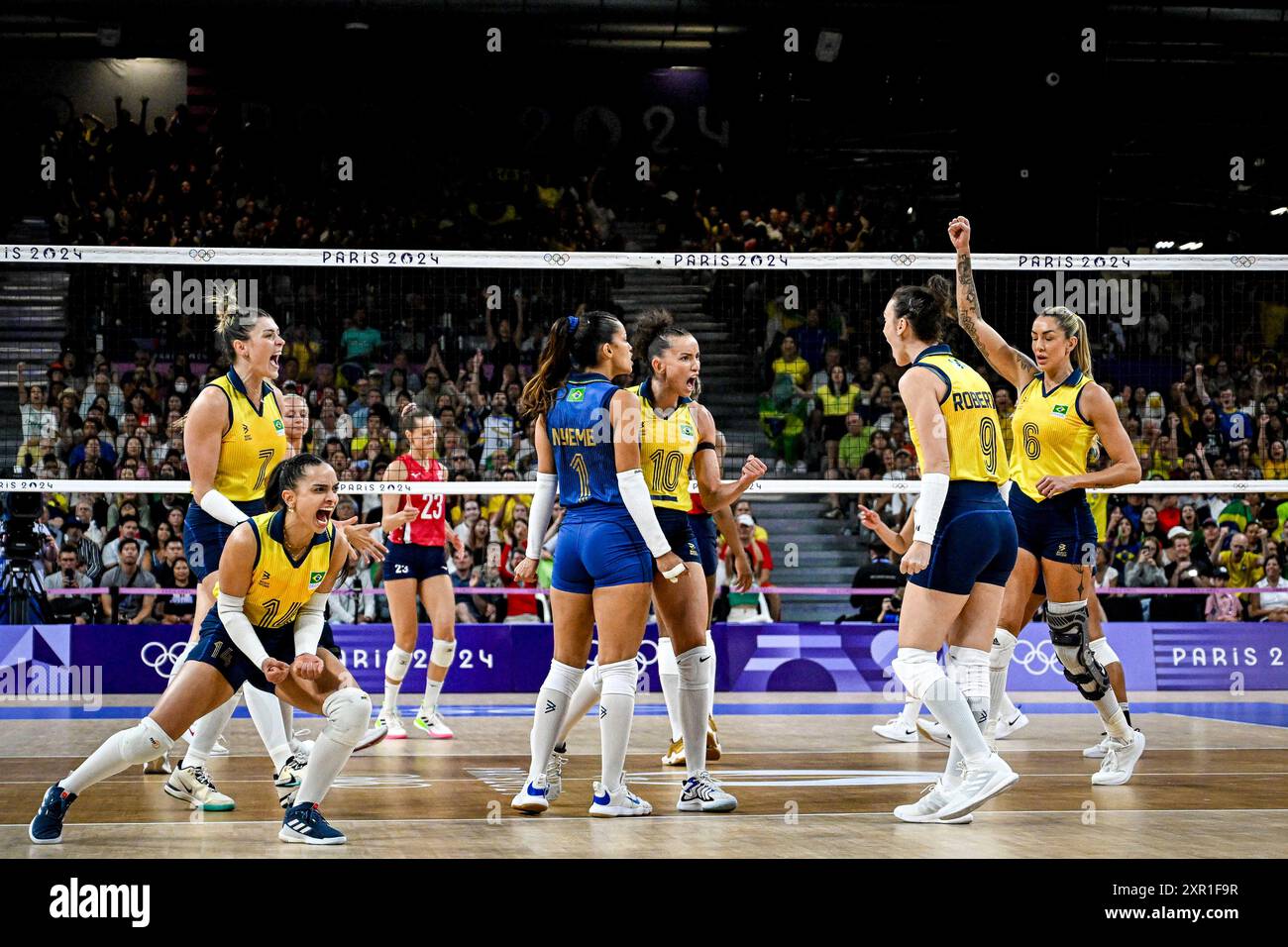 Paris, France. 08th Aug, 2024. during the womens volleyball semi final ...