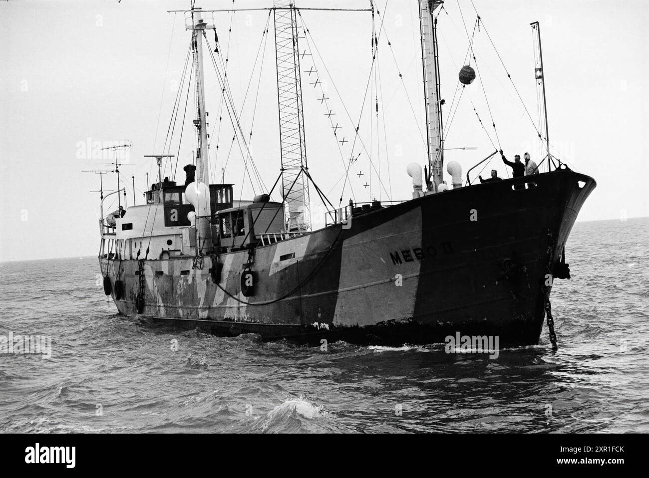 Transmitter ship Mebo II, radio Noordsee, 00-00-1973 Stock Photo - Alamy