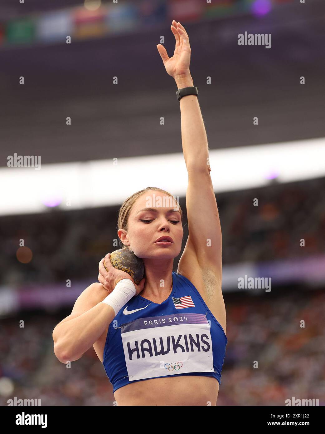Paris, France. 8th Aug, 2024. Chari Hawkins of the United States ...