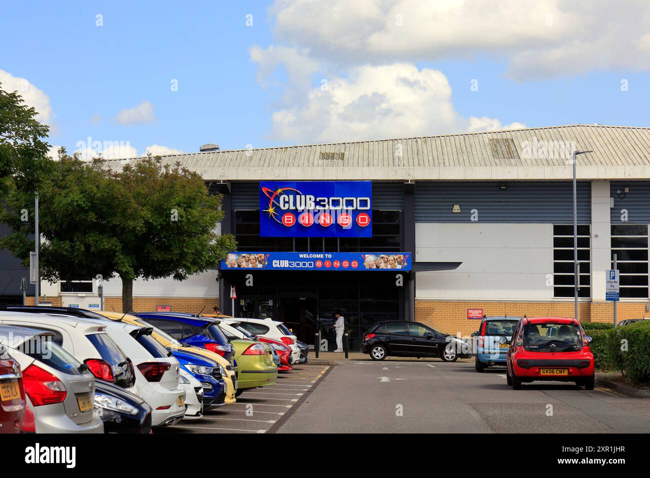 Club 3000 bingo hall at Gabalfa, Cardiff. Taken August 2024 Stock Photo ...