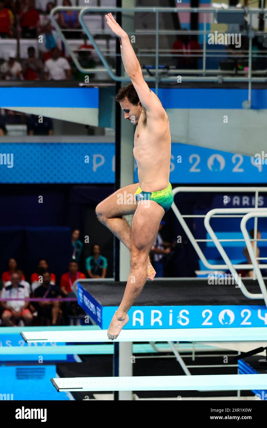 Paris, France, 8 August, 2024. Kurtis Mathews of Team Australia ...