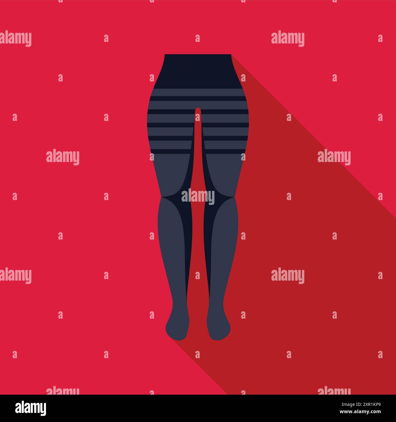 Woman wearing pantyhose Stock Vector Images - Alamy