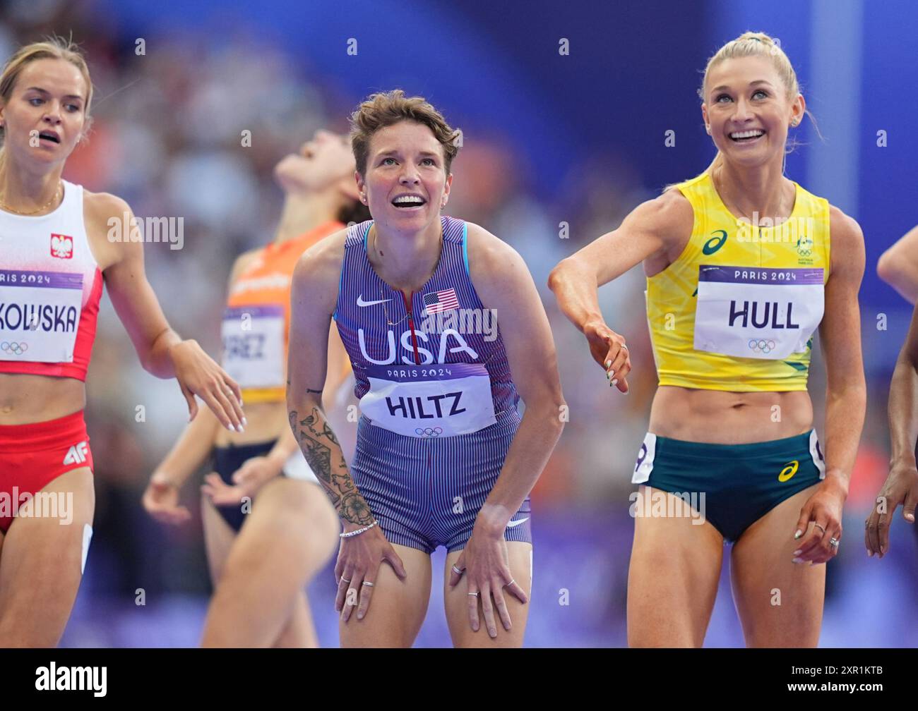 August 08 2024: Nikki Hiltz (United States of America) competes during ...