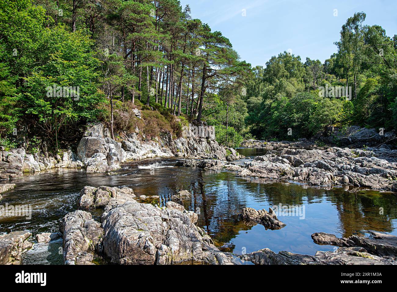 Landscape photography of forest and rocky river bank, stream, river ...